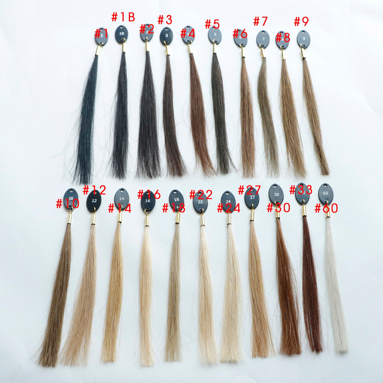 Color chart - HairSeeU Hair